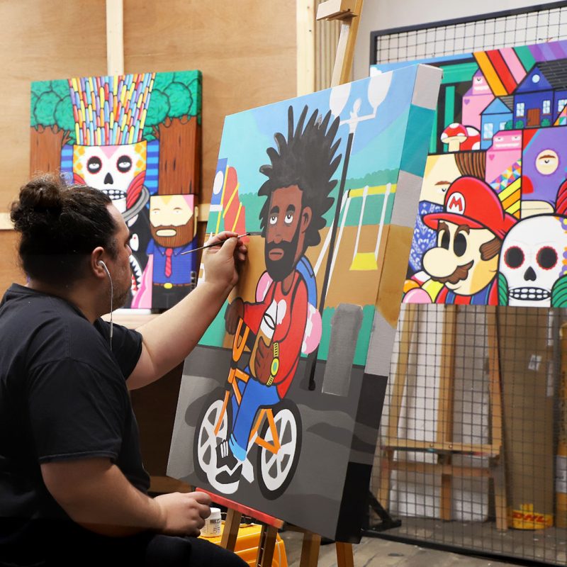 Surrounded by amazing street art in Bangkok – Aurum Gallery